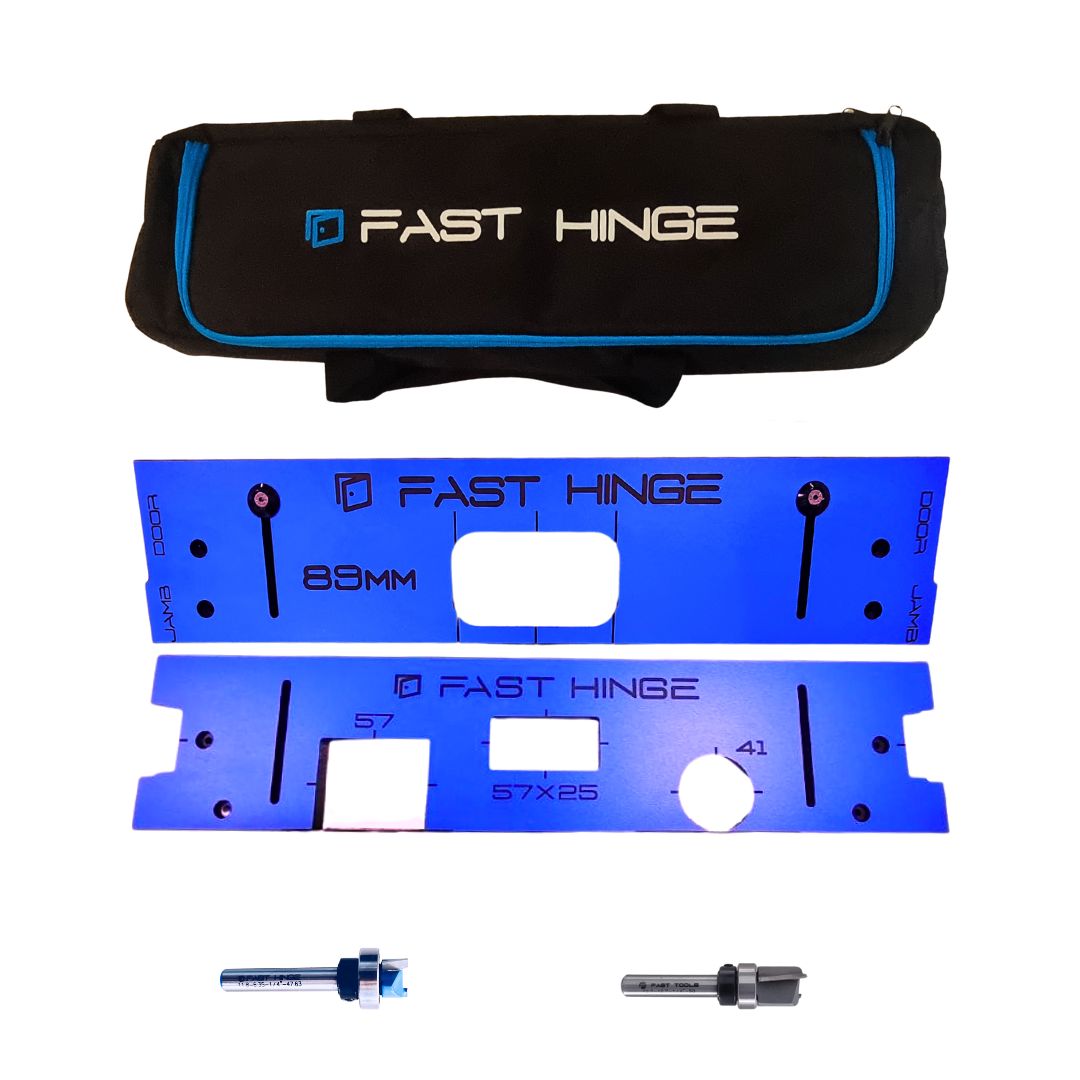 Top Door Hinge Jig & Hinge Template Kit - Fast Hinge