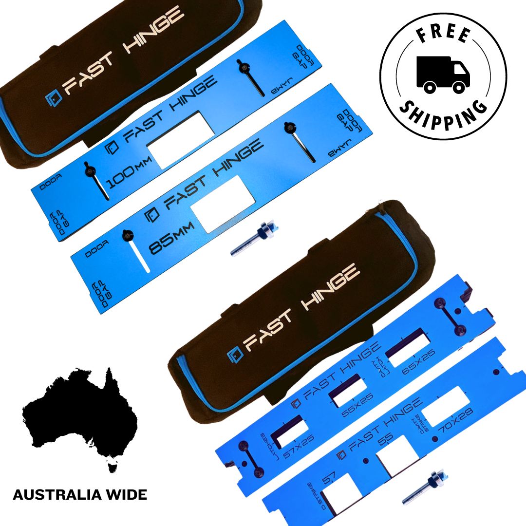 Top Door Hinge Jig & Hinge Template Kit - Fast Hinge