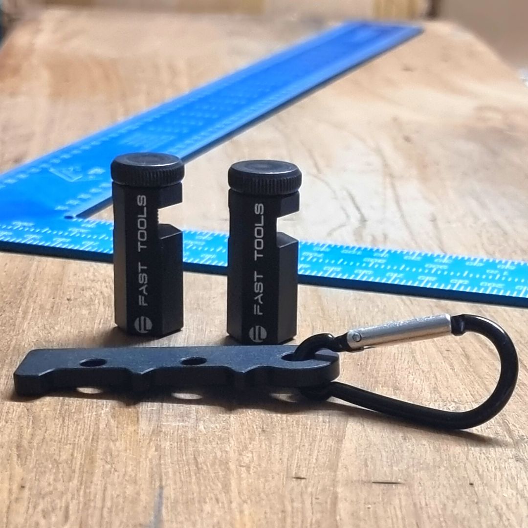 FAST TOOLS Tall Stair Gauges with Holder - Aluminum Body