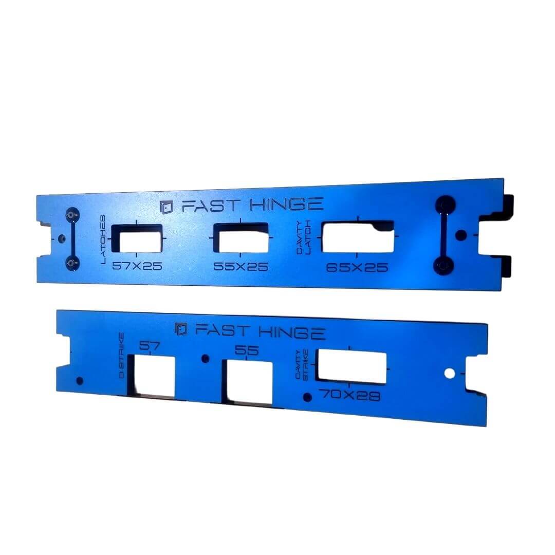 FAST HINGE Latch and Striker Template Kit: Cutout Door Locks